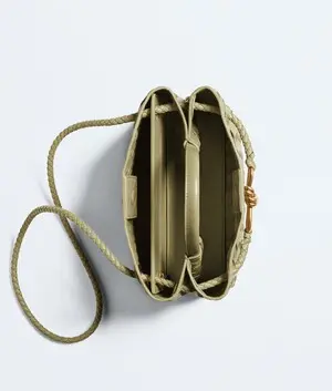 Bottega Veneta Small Andiamo Shoulder Bag - Travertine