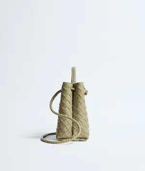 Bottega Veneta Small Andiamo Shoulder Bag - Travertine