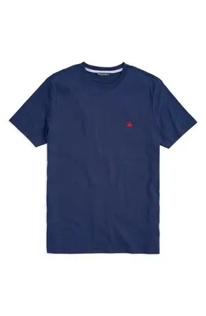 Brooks Brothers Solid Cotton T-shirt Navy