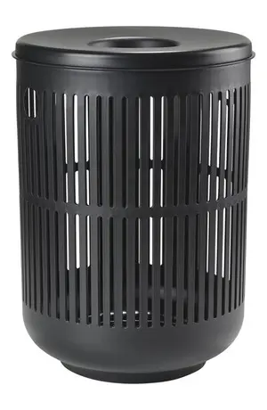 ZONE DENMARK Ume Laundry Basket With Lid - Black