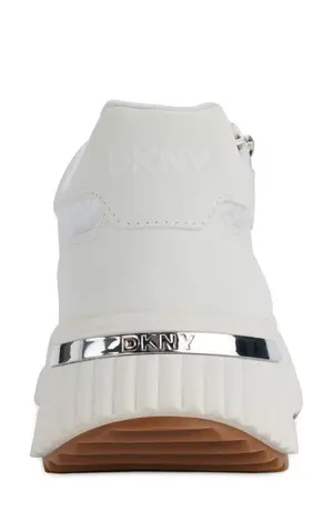 Dkny Lissa Platform Sneakers - Bright White
