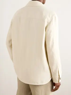 Loro Piana Evando Linen-twill Overshirt