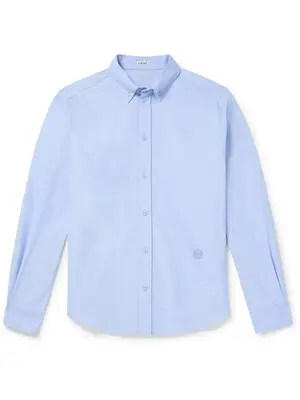 Loewe Button-down Collar Cotton Oxford Shirt