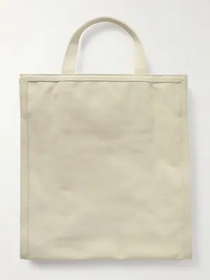 A.p.c. Logo-print Cotton-canvas Tote