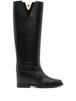 VIA ROMA 15 V-plaque Knee Boots