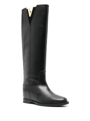 VIA ROMA 15 V-plaque Knee Boots