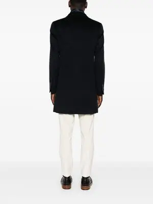 Herno Layered Single-breasted Coat - Blue