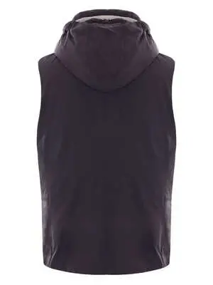 Brunello Cucinelli Hooded Down Gilet - Blue