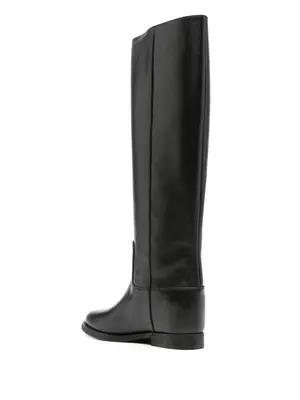 VIA ROMA 15 Knee-length Leather Boots