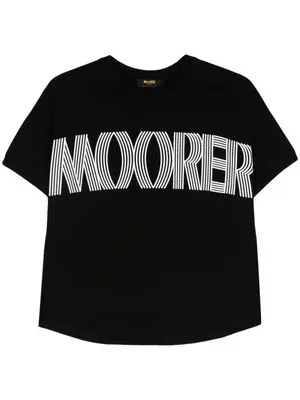 MOORER Olisa-jfl Logo-appliqué T-shirt