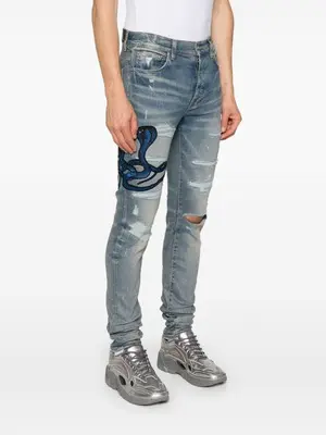 Amiri Patch-detail Jeans