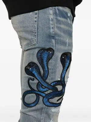 Amiri Patch-detail Jeans
