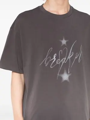 FIVE CM Glitter-star Cotton T-shirt