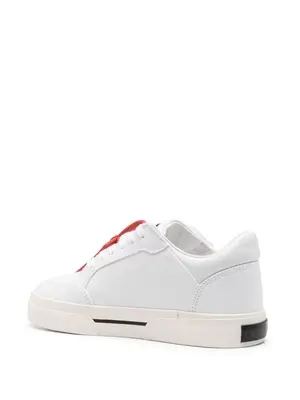 Off-White Low Vulcanized Canvas Sneakers - White