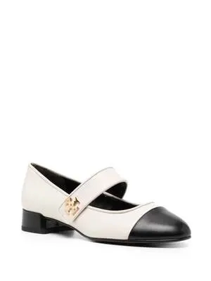 Tory Burch Mary Jane Ballet Flats - Neutrals