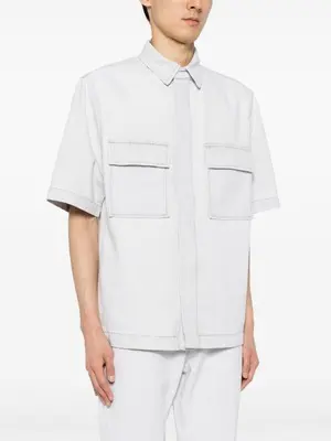IRO PARIS Short-sleeve Denim Shirt