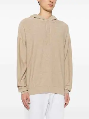 IRO PARIS Ribbed-edge Knitted Hoodie