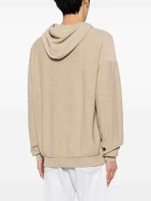 IRO PARIS Ribbed-edge Knitted Hoodie