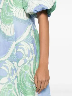 Rhode Karima Midi Dress - Blue
