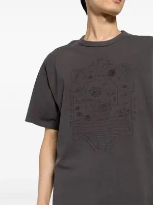 FIVE CM Embroidered-design Cotton T-shirt