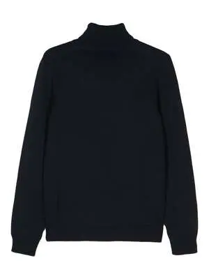 NUUR Roll-neck Merino Wool Jumper - Blue