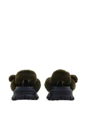 Burberry Shearling Sandals
