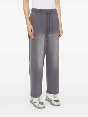 FIVE CM Faded-effect Cotton Track Pants