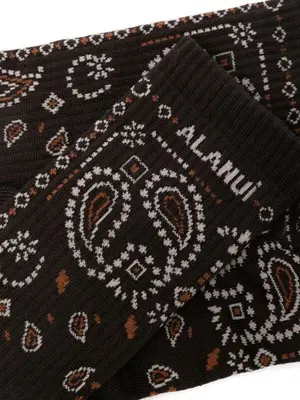 Alanui Bandana-print Socks
