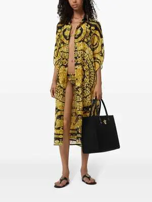 Versace Printed Cover-up Dress