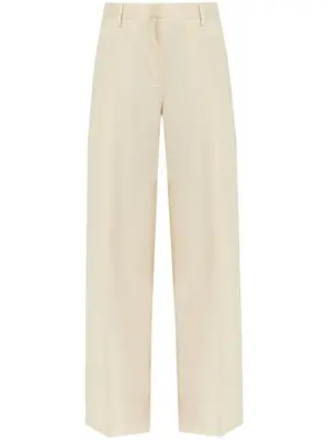 Helmut Lang Pleated Wide-leg Trousers