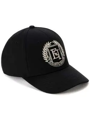Elisabetta Franchi Logo Baseball Cap - Black