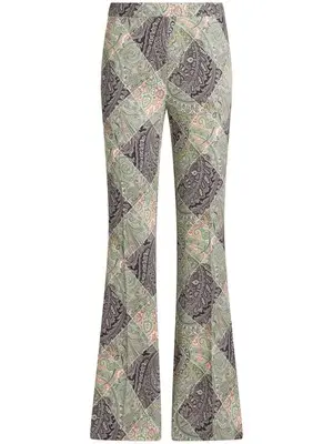 Etro Flared Printed Trousers