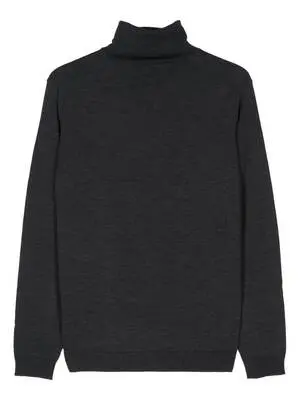 NUUR Roll-neck Merino Jumper - Grey