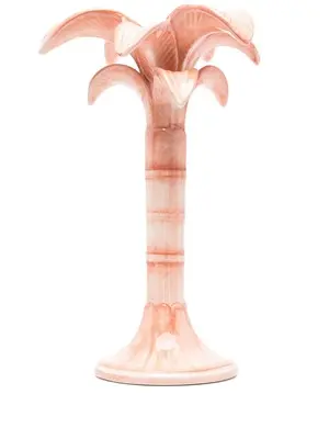LES-OTTOMANS Palm Candle Holder - Pink