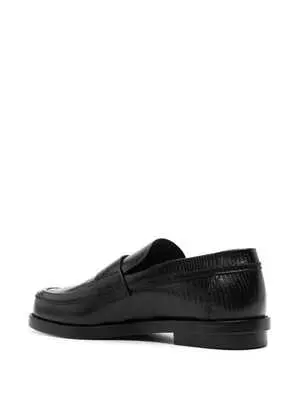 Alexander McQueen Lizard-skin Effect Loafers