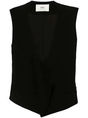 Ami Sleeveless Jacket - Black