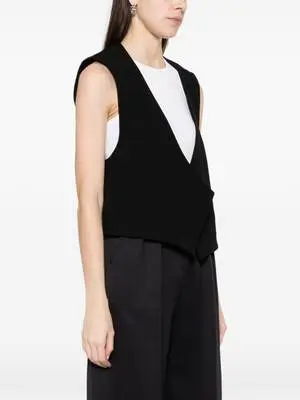 Ami Sleeveless Jacket - Black