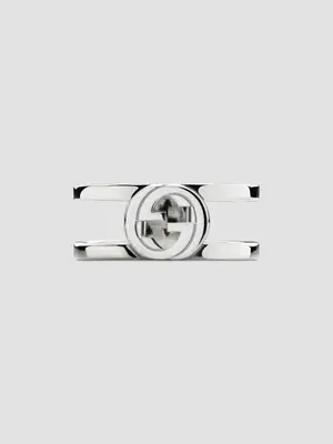 Gucci Interlocking G Sterling Ring
