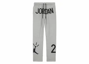 JORDAN X Nina Chanel Fleece Pants - Grey Heather