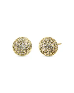 BY ADINA EDEN Pave Ball Stud Earrings