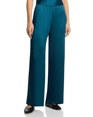 LESET Barb Wide Leg Trousers - Pacific