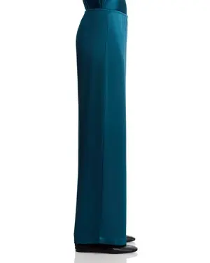 LESET Barb Wide Leg Trousers - Pacific