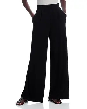 Leset Black Wash Pants For Women