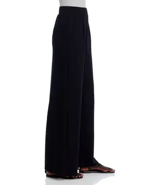 LESET Lauren Wide-leg Pants - Black