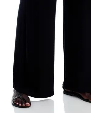 LESET Lauren Wide-leg Pants - Black
