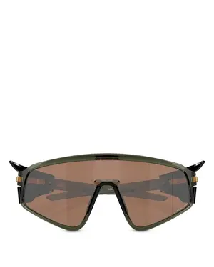 Oakley 135mm Rectangular Sunglasses - Green/brown Solid