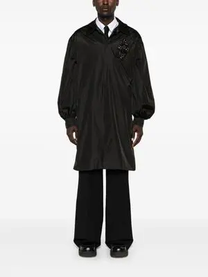 Simone Rocha Crystal-appliqué Midi Coat