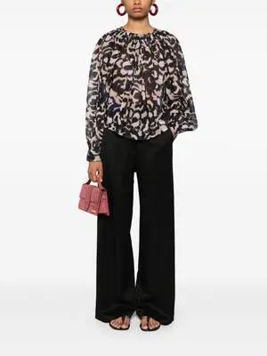 FORTE_FORTE Wide-leg Tailored Trousers