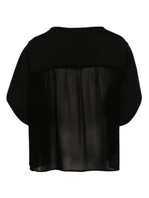 Transit Boat-neck Short-sleeved T-shirt