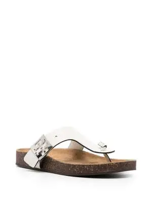Tory Burch Mellow Thong Sandals - White